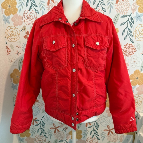 Gerry Weber | Jackets & Coats | Vintage Gerry Weber Vibrant Red Down ...